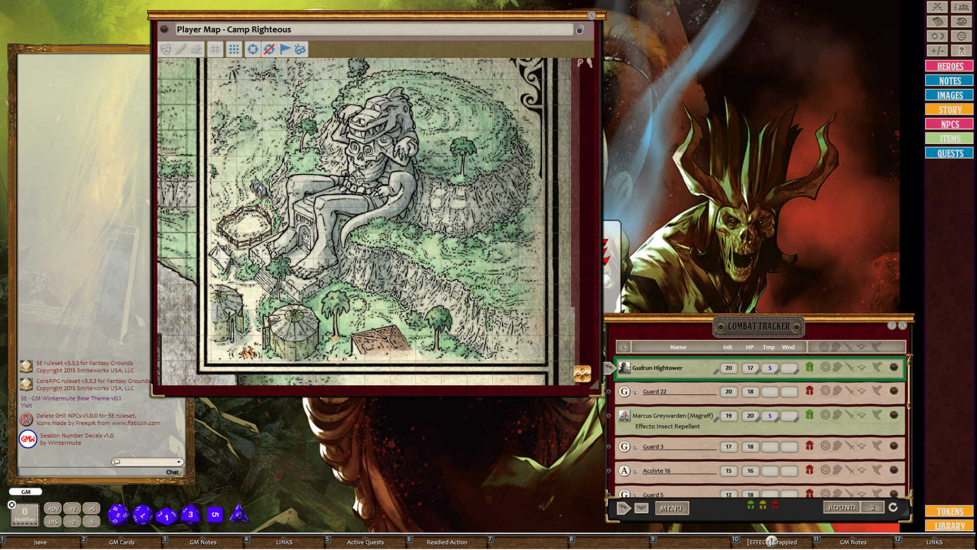 TOA Session 3 - Camp Righteous - GM Wintermute