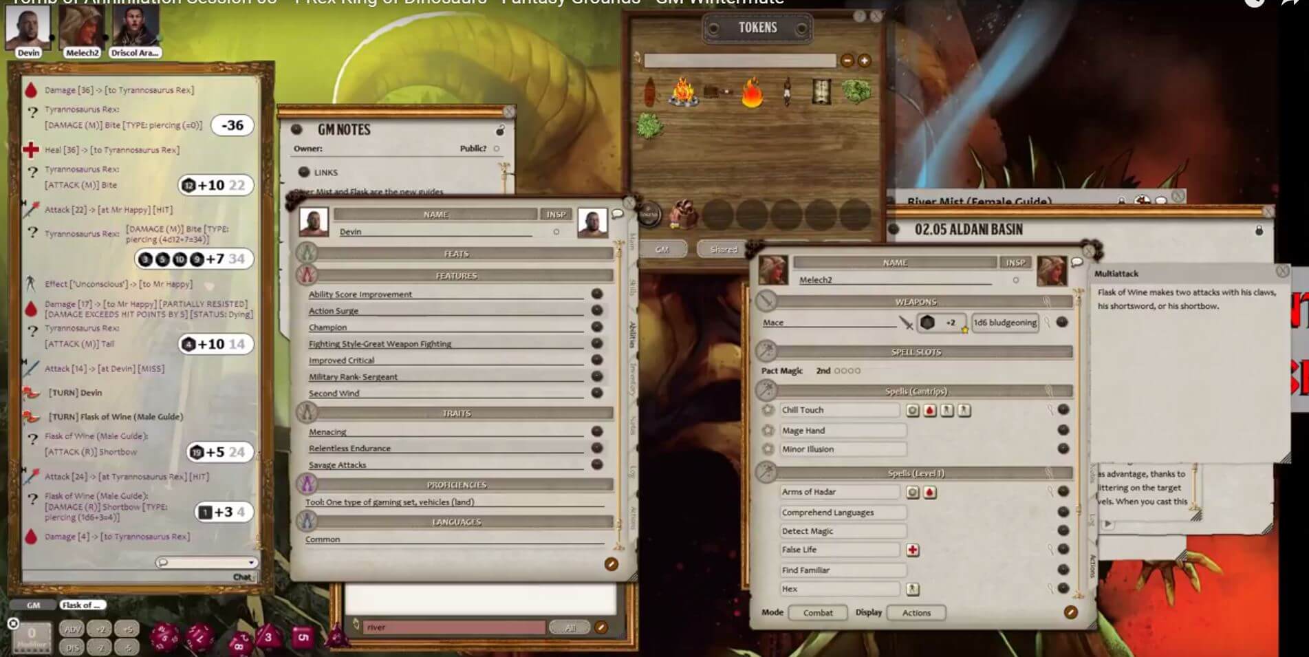 TOA Session 8 - Tyrannosaurs Rex King Of Dinosaurs - GM Wintermute