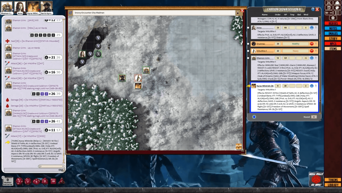 Carrion Crown Session 41 - Deeper Into Virlych Forest - GM Wintermute