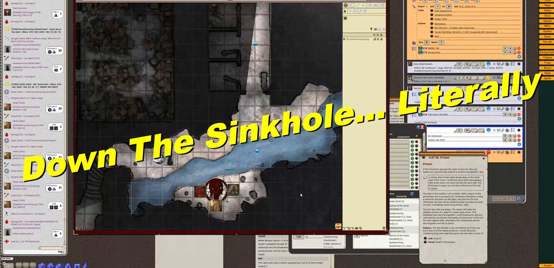 Forge Of Fury Session 6 - Down The Sinkhole... Literally - GM Wintermute