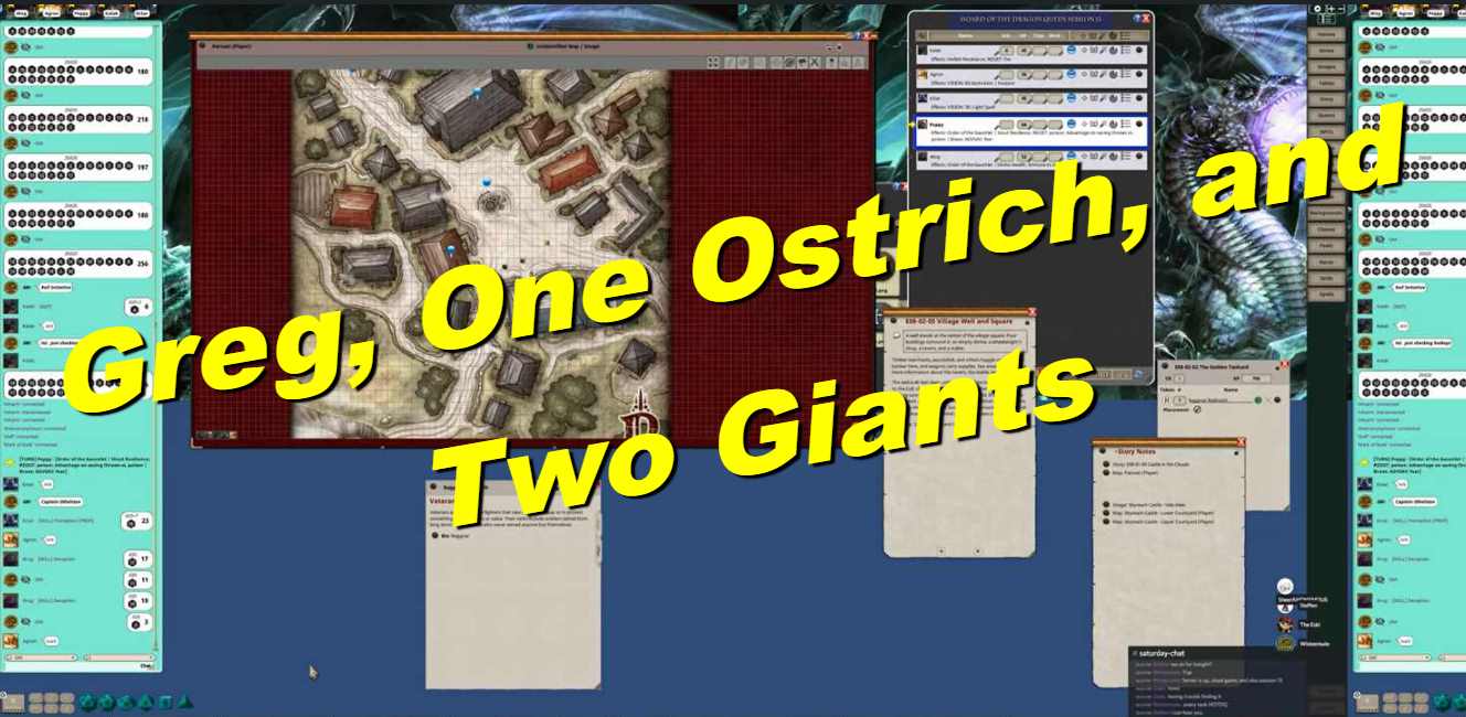 Hoard Of The Dragon Queen Session 13 - Greg, One Ostrich, And Two ...