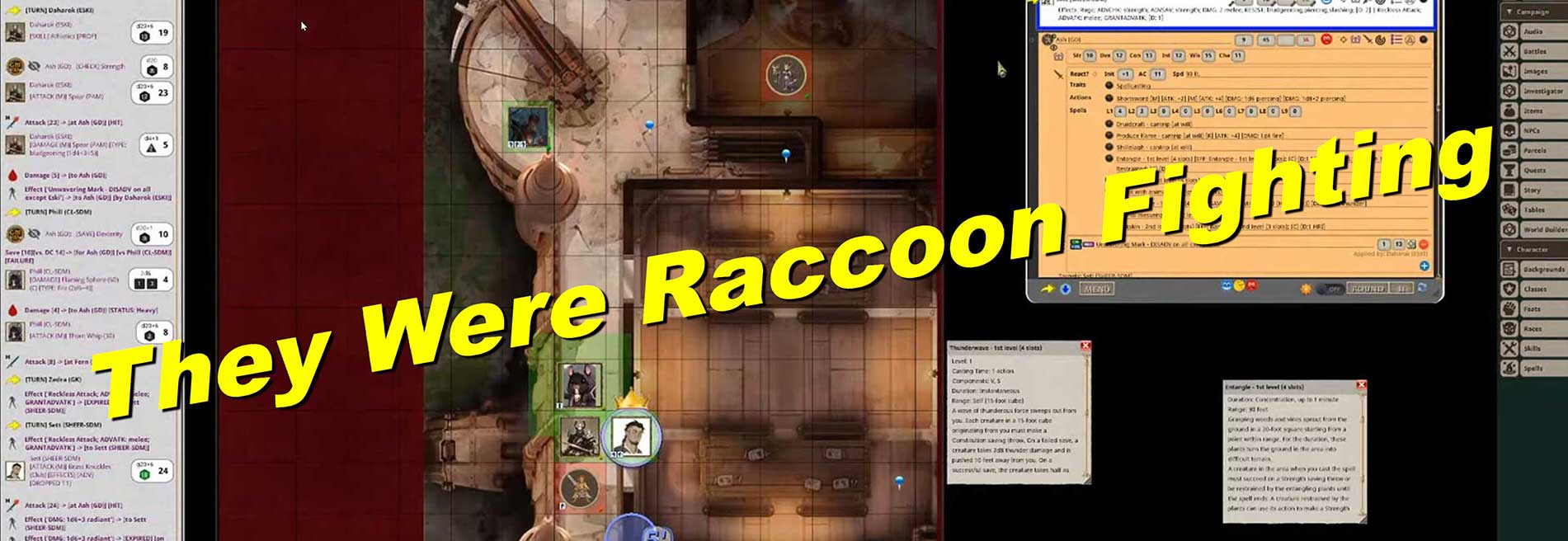 Clockwork Heist Saturday Session 2 - They Were Raccoon Fighting - GM ...